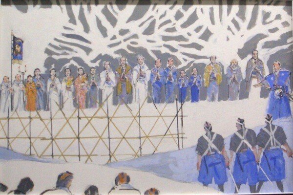 casa de rio （神保亮画伯を偲んで） その4： 「サムライたちの殉教」原画展から｜Manabu Ishigooka