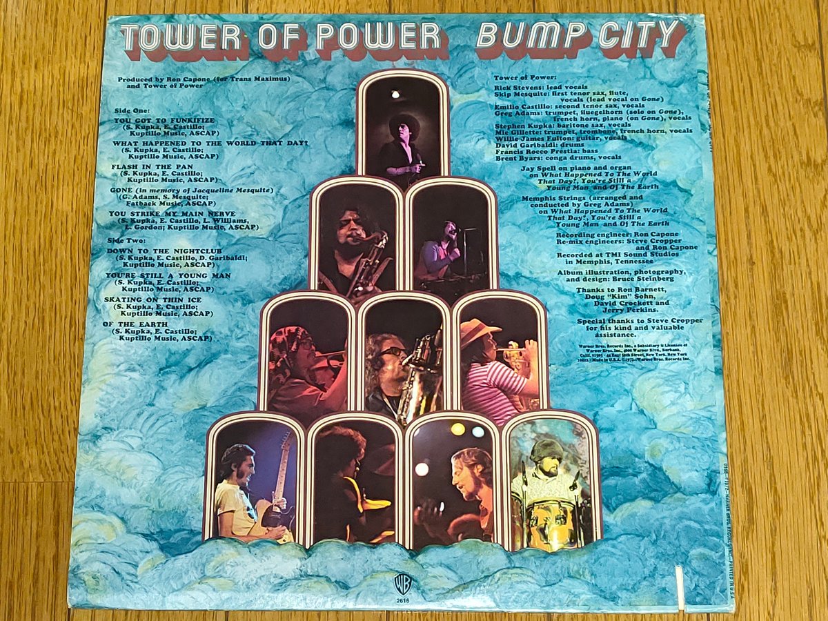 【Bump City】(1972) Tower of Power ベイエリア・ファンク・バンドのメジャー1作目｜よっしー