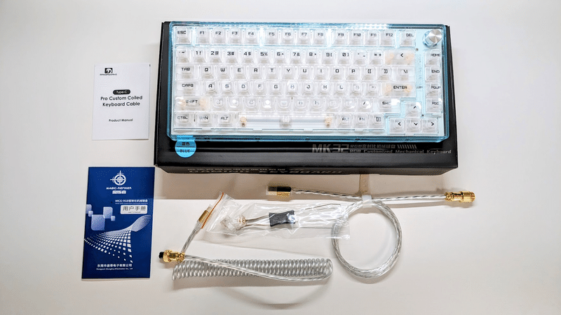 スケスケなメカニカルキーボード｜MAGIC-REFINER MK32｜あらぱぱ