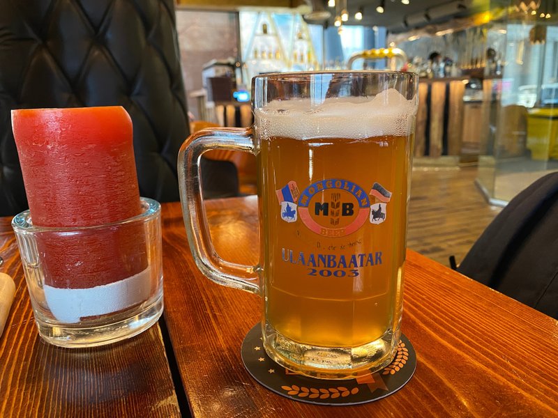 モンゴルの生ビール事情【店舗限定オリジナルビール編】｜錦戸雅俊🇲🇳モンゴルのトレーナー
