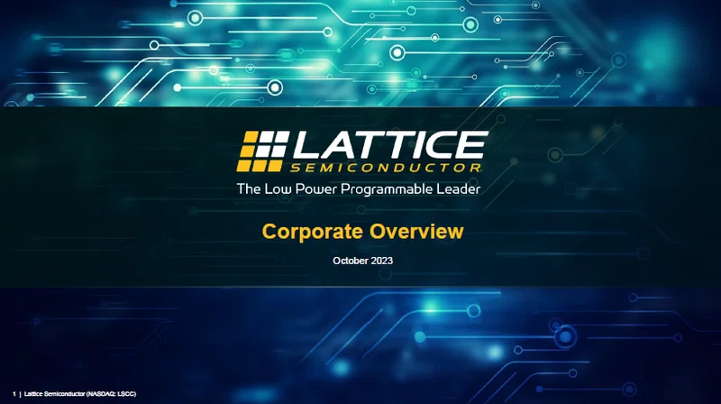 LSCC (Lattice Semiconductor)【FY23 Q3決算】｜もてのり 米国株決算
