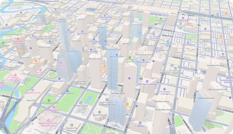 世界60都市でMapbox Standardの3Dランドマークが実装完了｜Mapbox Japan