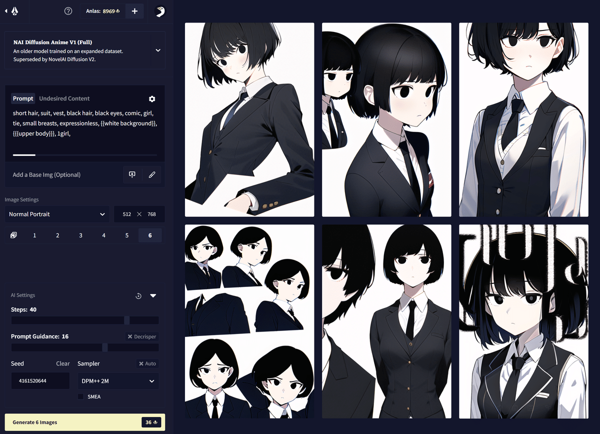 NovelAIの新モデルNovelAI Diffusion Anime V2,V3を試してみる｜よしむら＠データマネジメント担当