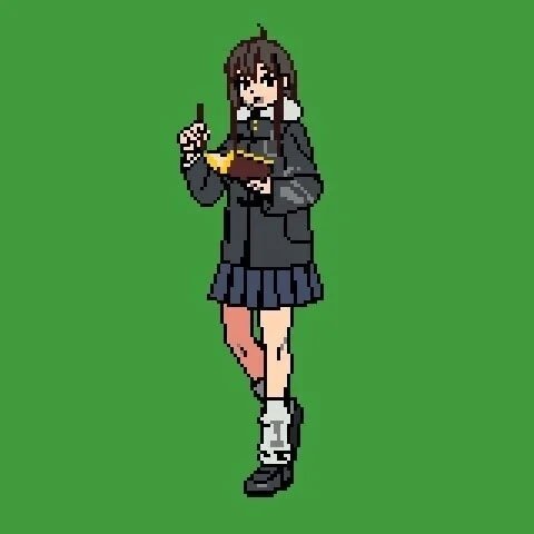 About Pixel Drawing (Draw a face in low resolution)｜picopico256