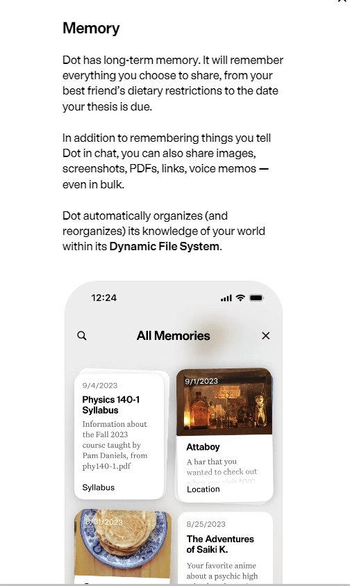 Dot：あなたの生活の瞬間を記憶するAIパートナー｜0xpanda alpha lab