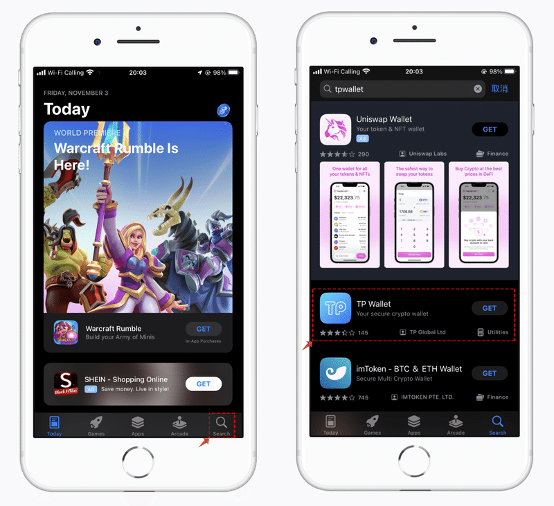 AppStoreでTP Walletにレビューを書く方法｜TokenPocket (トークンポケット) 公式