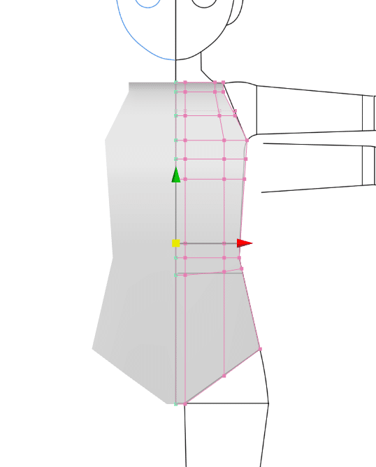 クリスタで使えるアニメ作画用3D人物モデルの制作（その3）｜eiji roji