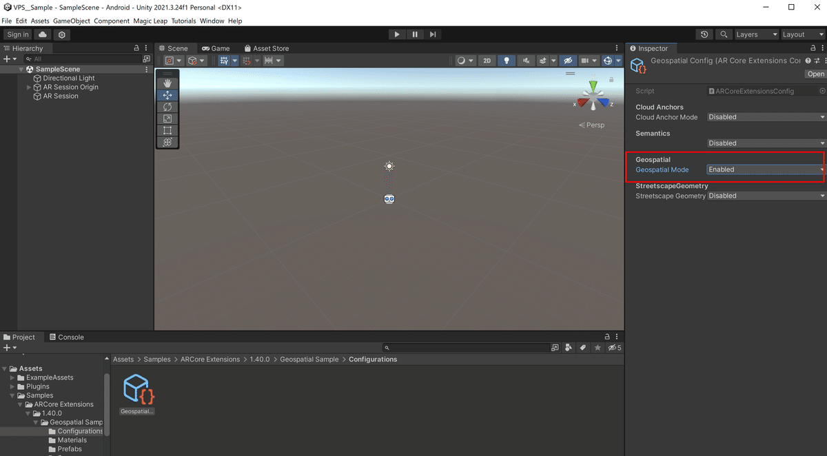 [Unity]ARCore Geospatial APIを使ってみた｜加藤文明社｜メディア制作課