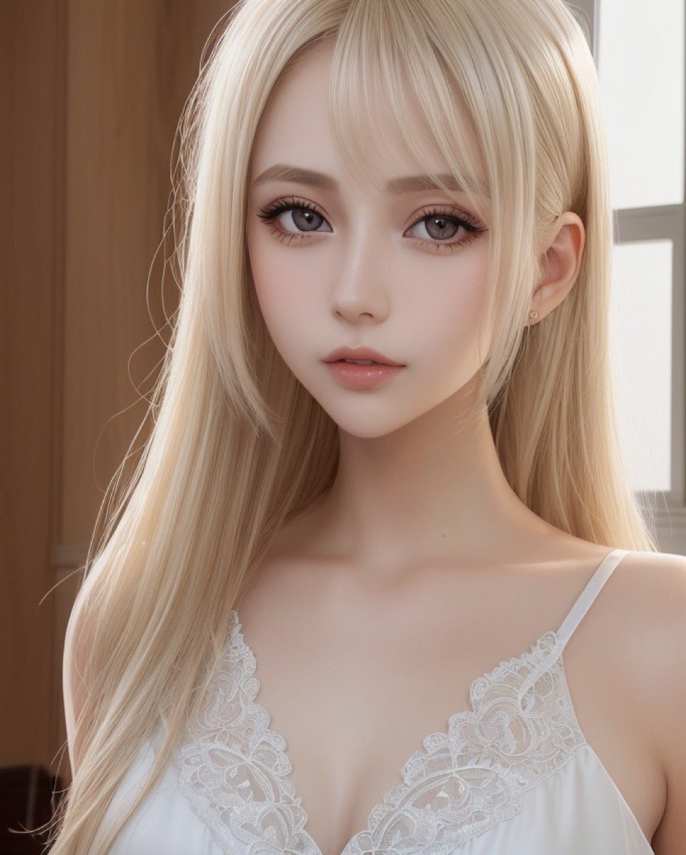 ネグリジェ 1115 Stable Diffusion AIイラスト｜アップル AIイラスト