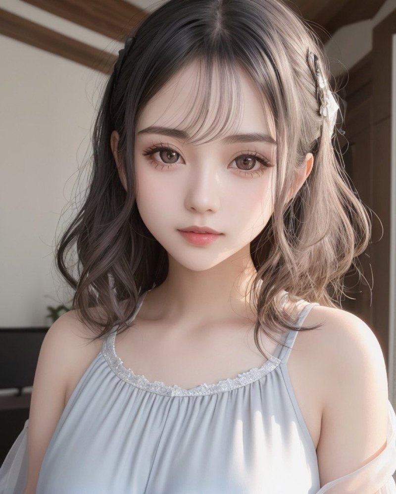 ネグリジェ 1115 Stable Diffusion AIイラスト｜アップル AIイラスト