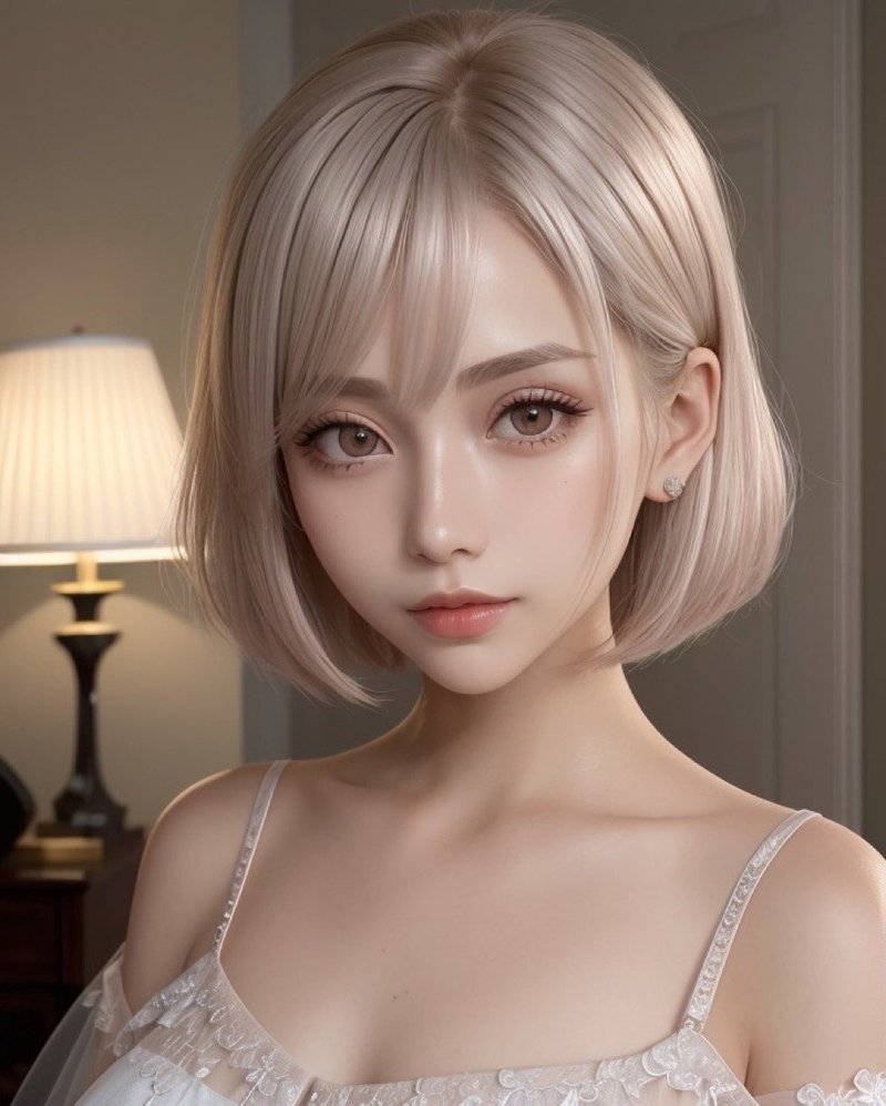 ネグリジェ 1115 Stable Diffusion AIイラスト｜アップル AIイラスト