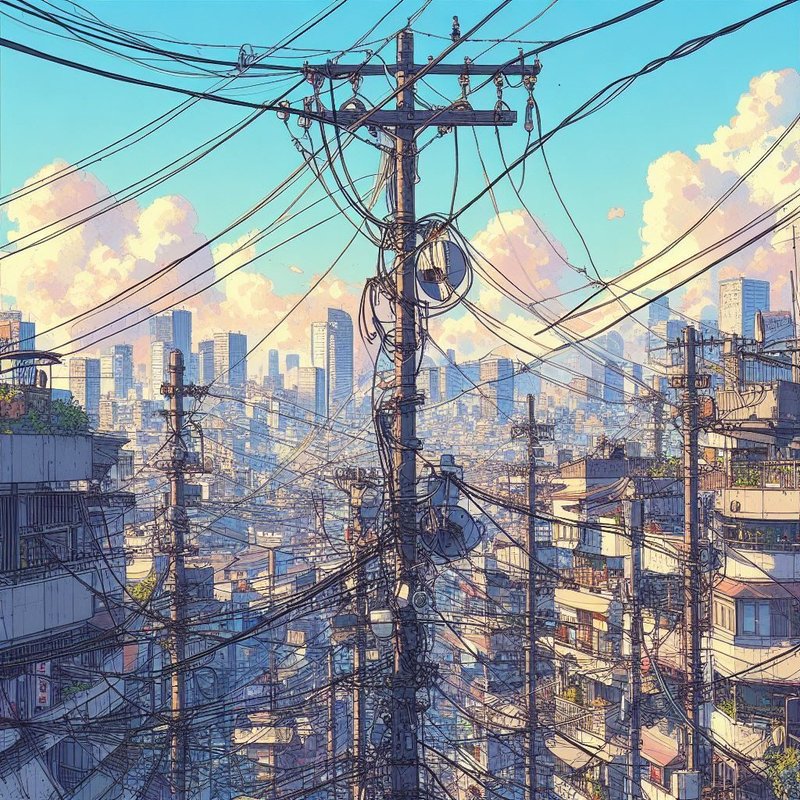 AIは電柱がお好き｜Yasu Koma