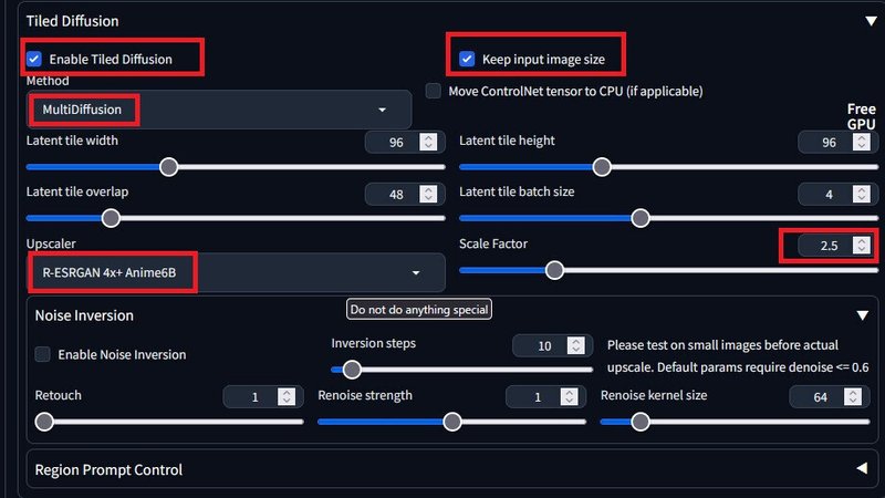 img2imgを高画質化するMultiDiffusion｜おっほ