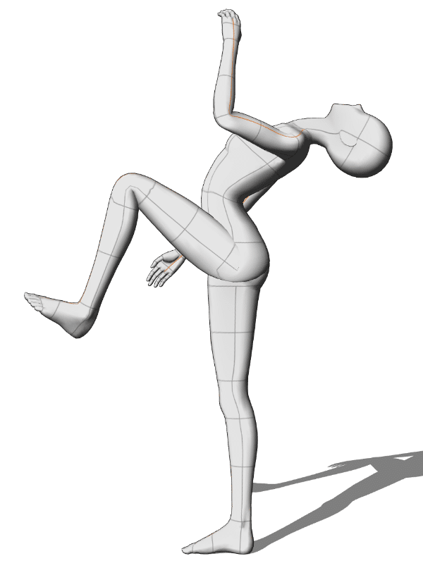 クリスタで使えるアニメ作画用3D人物モデルの制作（その5）｜eiji roji