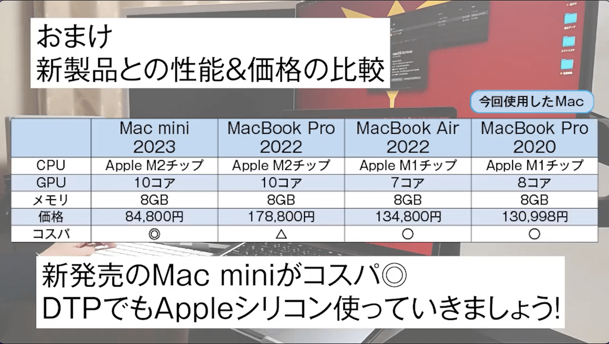 AppleシリコンのMacでDTPはできるのか？ M1とintelのMacを比較｜DTPオペレーターまさゆき