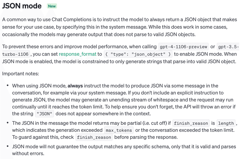 【決定版】 GPT JSONモードの使い方 openai編 & requests編｜7110_ai