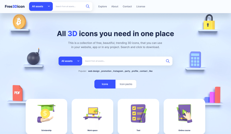 【保存版】フリーアイコン素材サイト/3Dバージョン｜ビビッとデザイン /イラレアピアランス