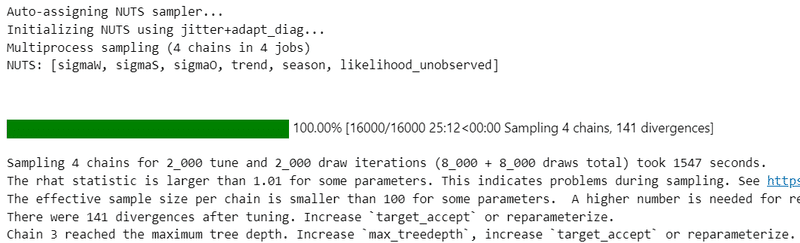 時系列分析入門【第4章 その2】レベル・トレンド・季節成分を持つ状態空間モデルをPythonとPyMC Ver.5 で実践する｜ネイピア DS