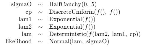 時系列分析入門【第4章 その5】変化点モデル・隠れマルコフモデルの状態空間モデルをPythonとPyMC Ver.5 で実践する｜ネイピア DS