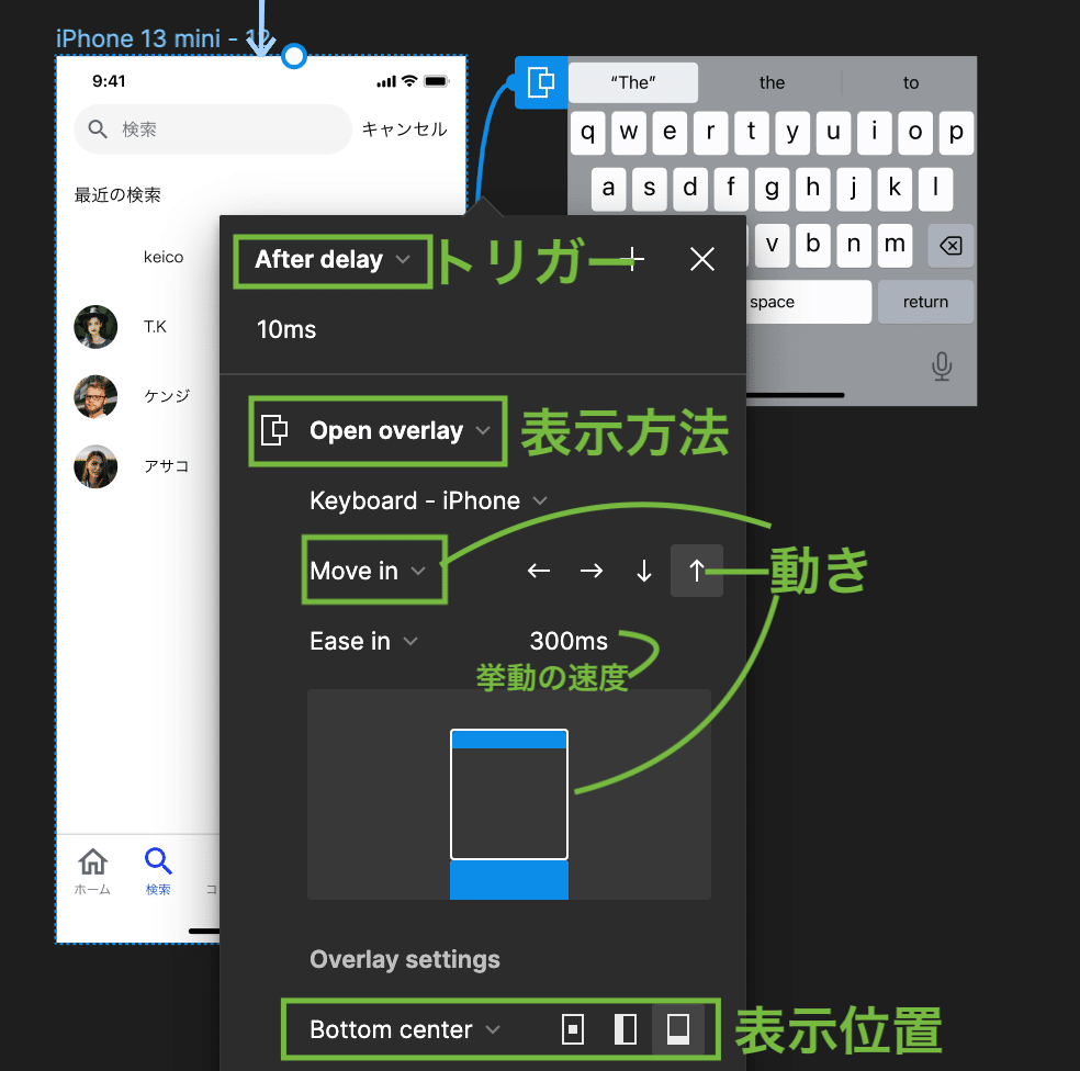 [Figma]Open overlay-モーダルなどのPrototype作成方法-｜mayuko