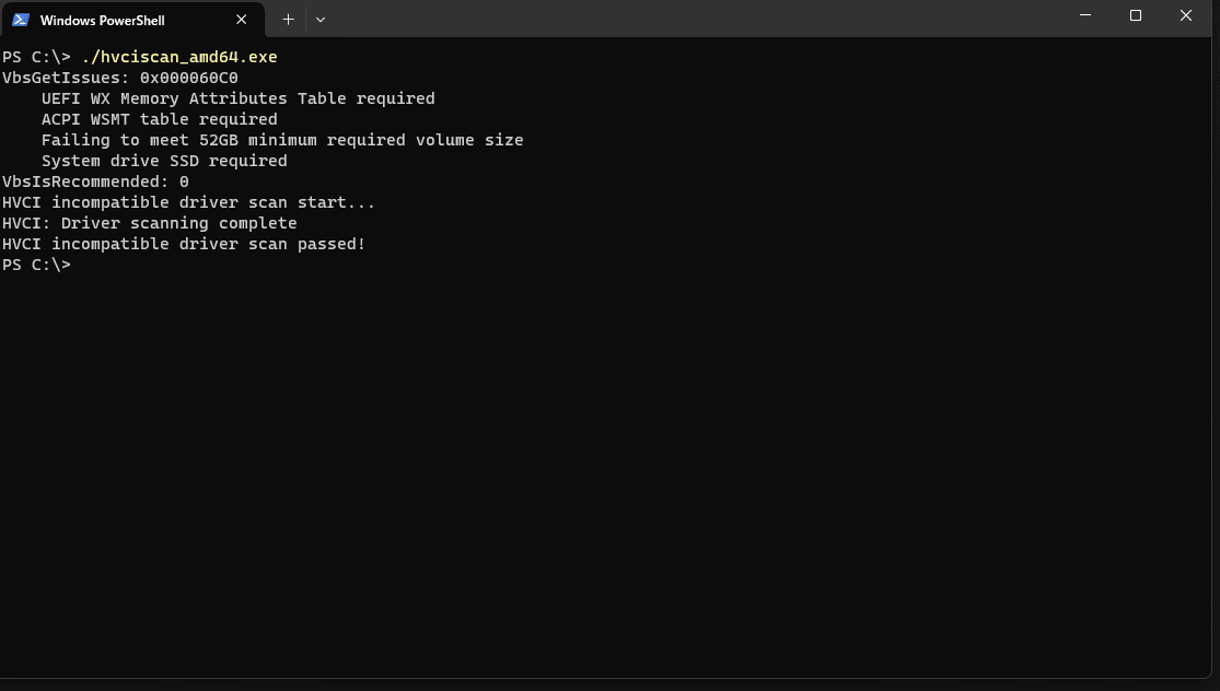 Windows 10/Windows 11 において VBS&HVCI（コア分離,メモリ整合性)の互換性に問題あるドライバが表示されない際の ...