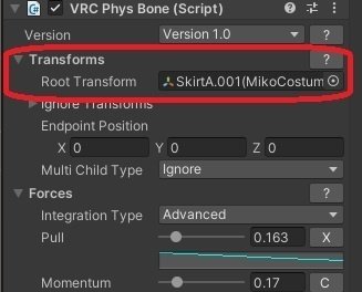 [VRM0.x]SpringBoneの個人的Tips｜Tcam