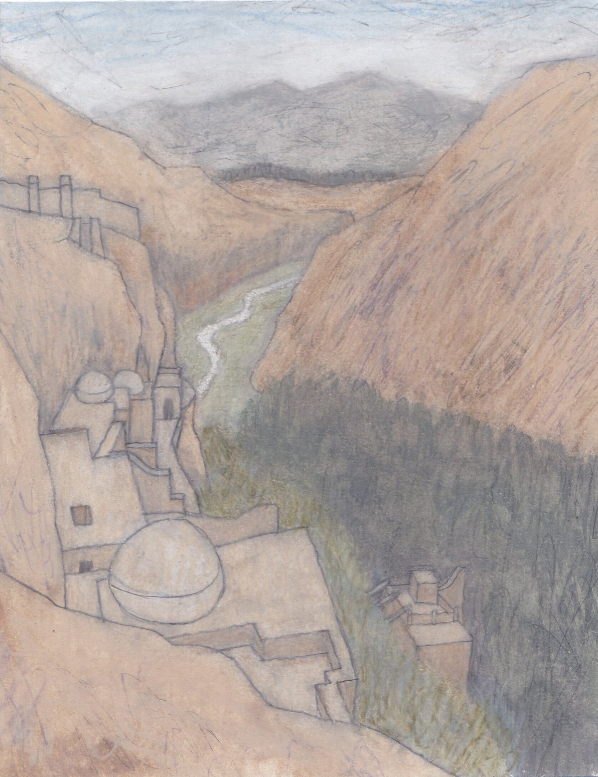 「古い旅の絵」#04 中国 ②（China ②）｜isoBe seisaku