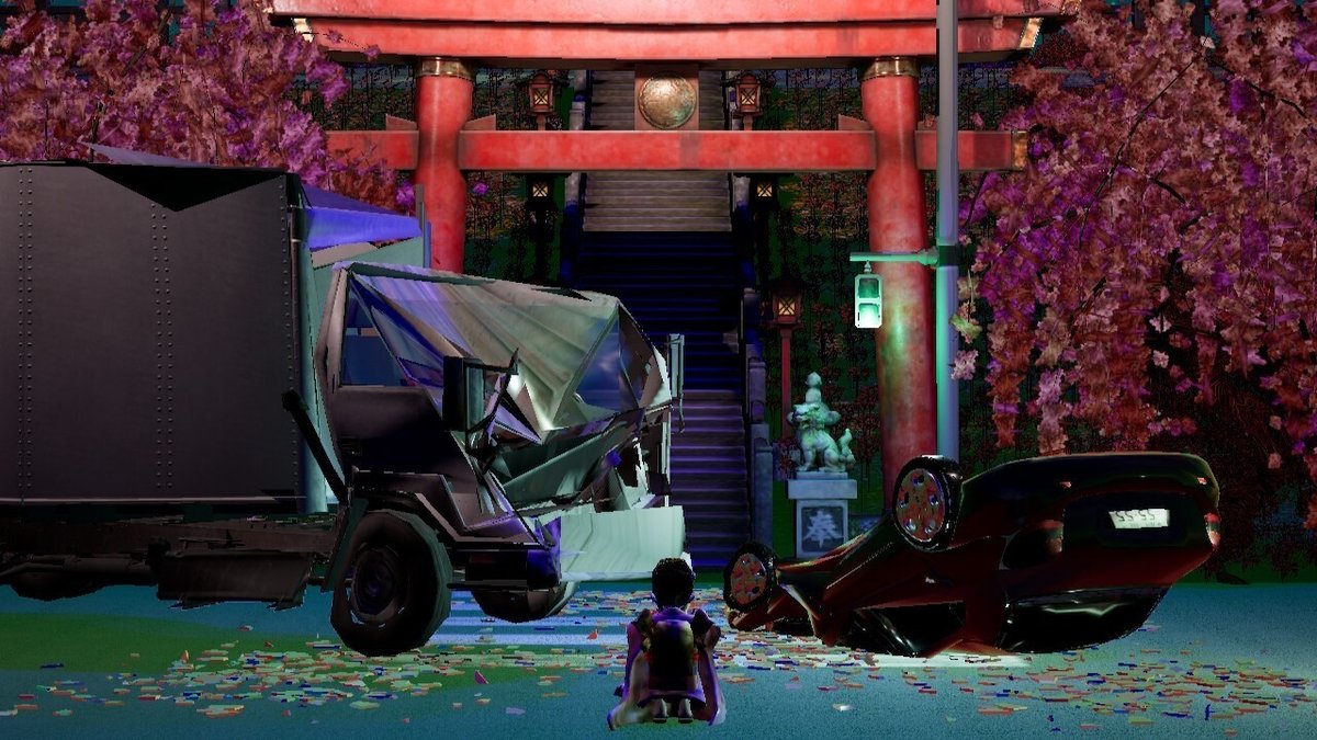 和服のモザイク少女が白い女幽霊と運動会！？ホラーゲーム『GO HOME』が恐いのに爆笑だった話#ネタバレあり｜OgAz/水無瀬あずさ＠複業Webライター