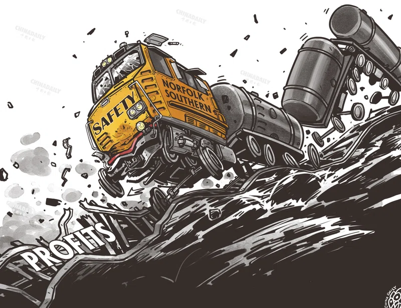 The conspiracy behind the frequent derailment of the "poison train" in ...