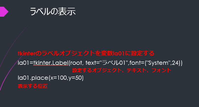 PythonでのGUIの使用方法-1ラベル、メッセージ、ボタンの使用｜rock204