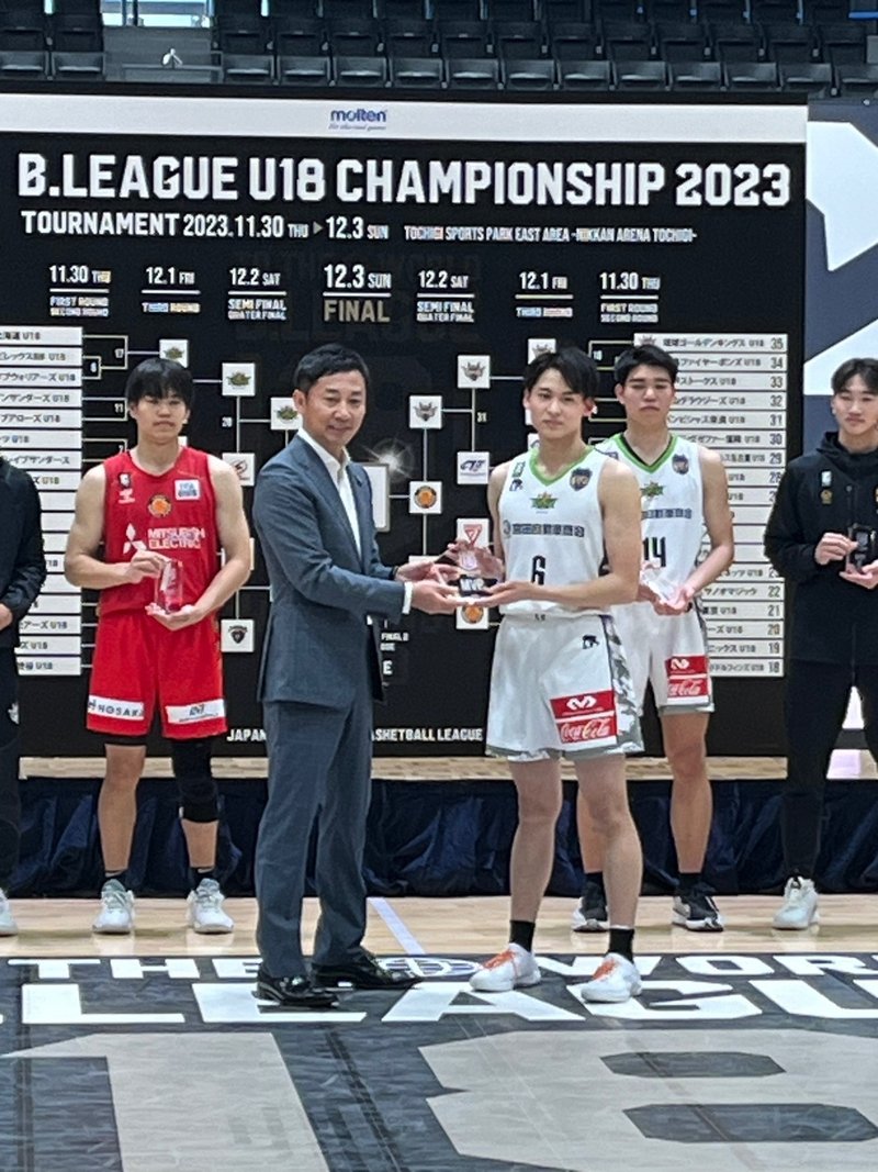 「B.LEAGUE U18 CHAMPIONSHIP 2023」は、レバンガ北海道 U18の3連覇で閉幕。U18がスタートして3年、育成の今と未来についてnoteで語ります。｜島田慎二