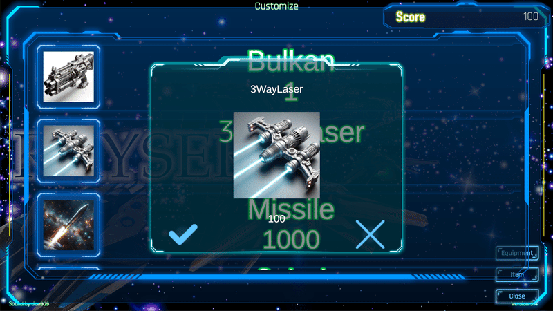 RAYSER進捗（20231203）｜Cz_mirror(Kazushige Mori)