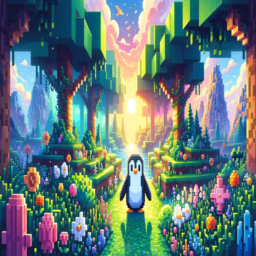 マインクラフト ゼルダ ピクセルアート グリッド