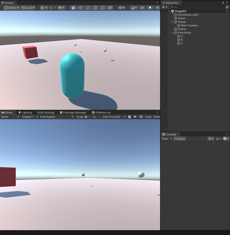 敵AI開発入門 #1 -Unity初心者のための敵AIマスターガイド！NavMesh不要、シンプルな手法で迫力の追跡シーンを実現-｜ゲーム開発所RYURYU