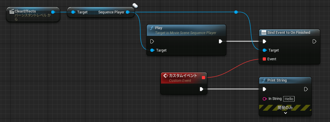 【UE5】Level Sequencerの終わりキッカケで次の処理を実行する｜SatoshiTani