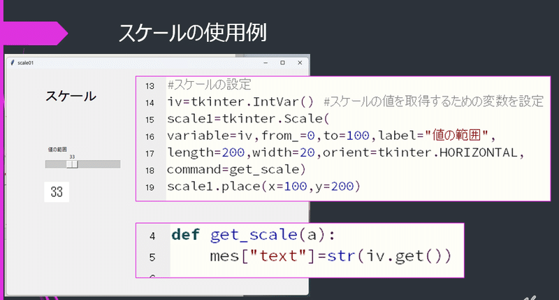 PythonでのGUIの使用方法-3チェックボタン、コンボボックス、スケール｜rock204