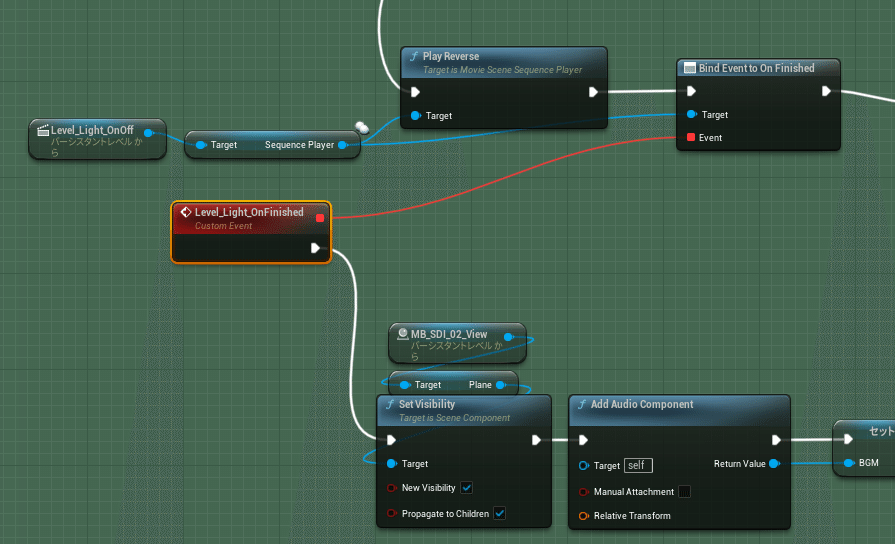 【UE5】Level Sequencerの終わりキッカケで次の処理を実行する｜SatoshiTani