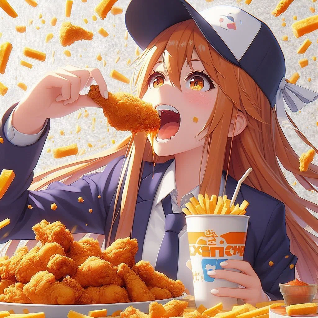 【AI art】-Fried Chicken- 【Advertisement art】 Bing Image Creator from ...