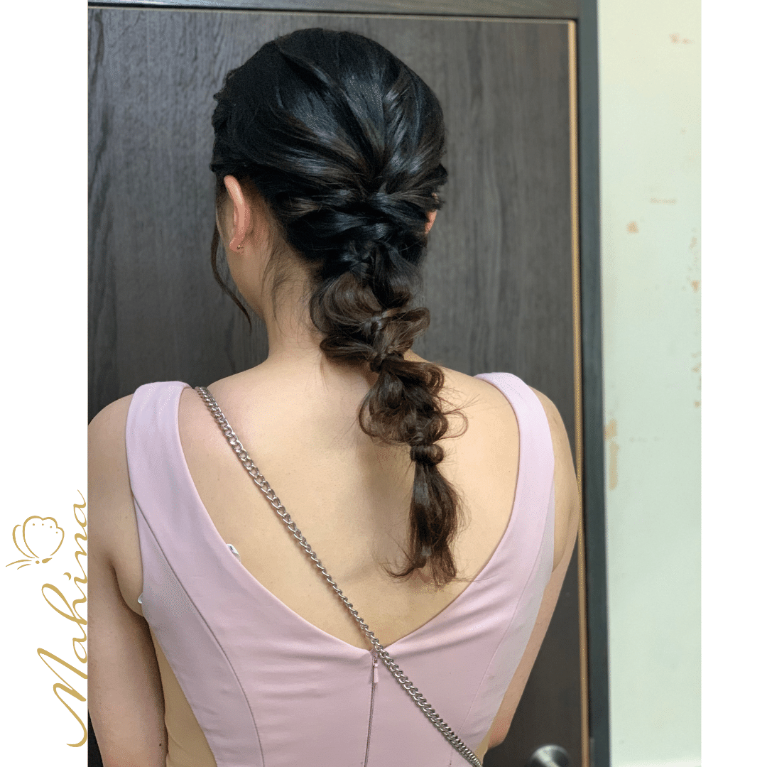 #264 ヘアアレンジ「編みおろし編」｜Stylist_Akane