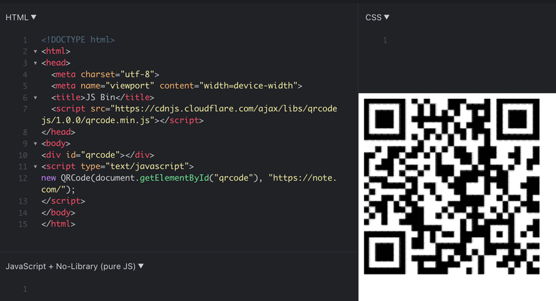 JavaScriptでQRコードを作ろ！｜donguri