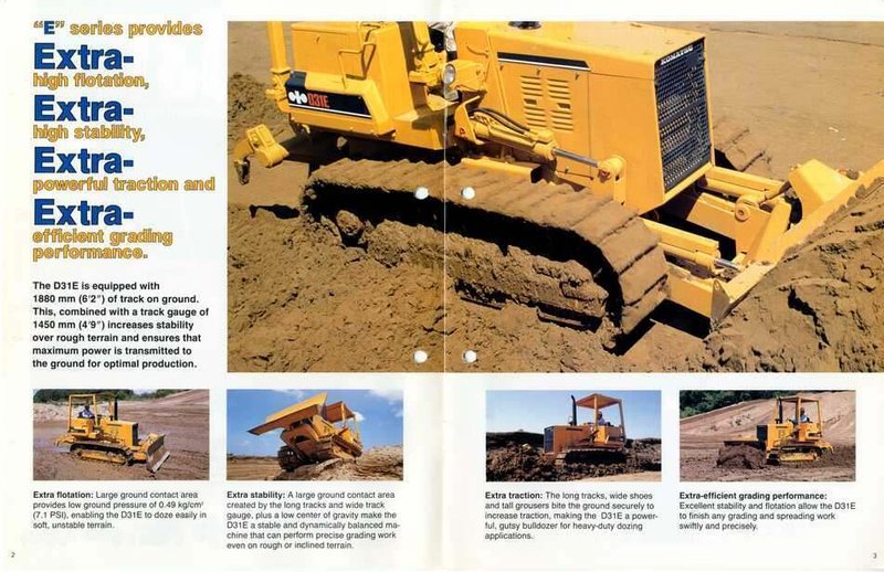 KOMATSU D31E-17 CRAWLER DOZER｜建設機械化ライブラリー