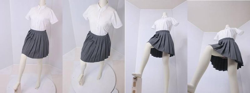 「マネキン回転ポーズ集ープリーツスカート」出版しました｜eiji roji