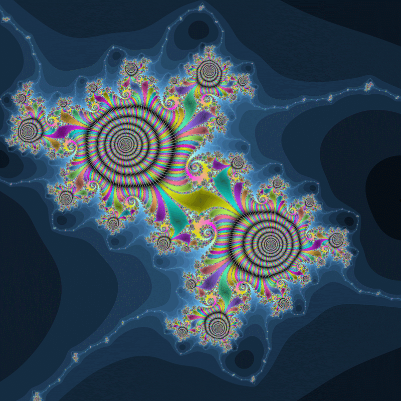 今週のフラクタル25 (c/(z^3-3z^2))｜108Hassium