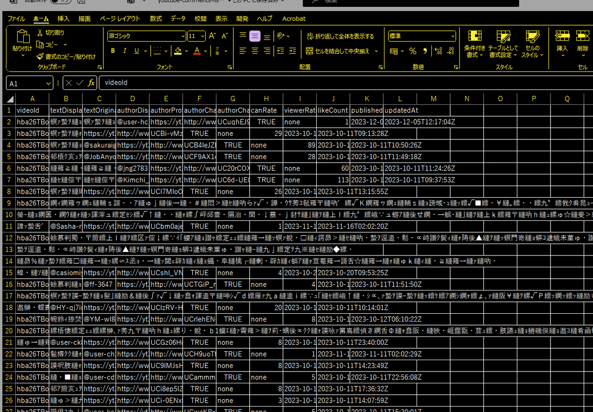 python API youtube｜yuhei ito