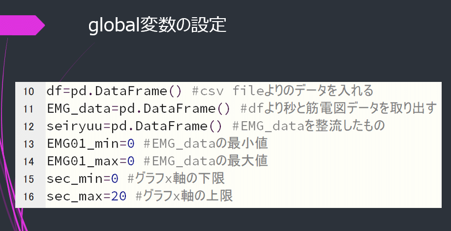 Python GUIを用いた筋電図分析｜rock204