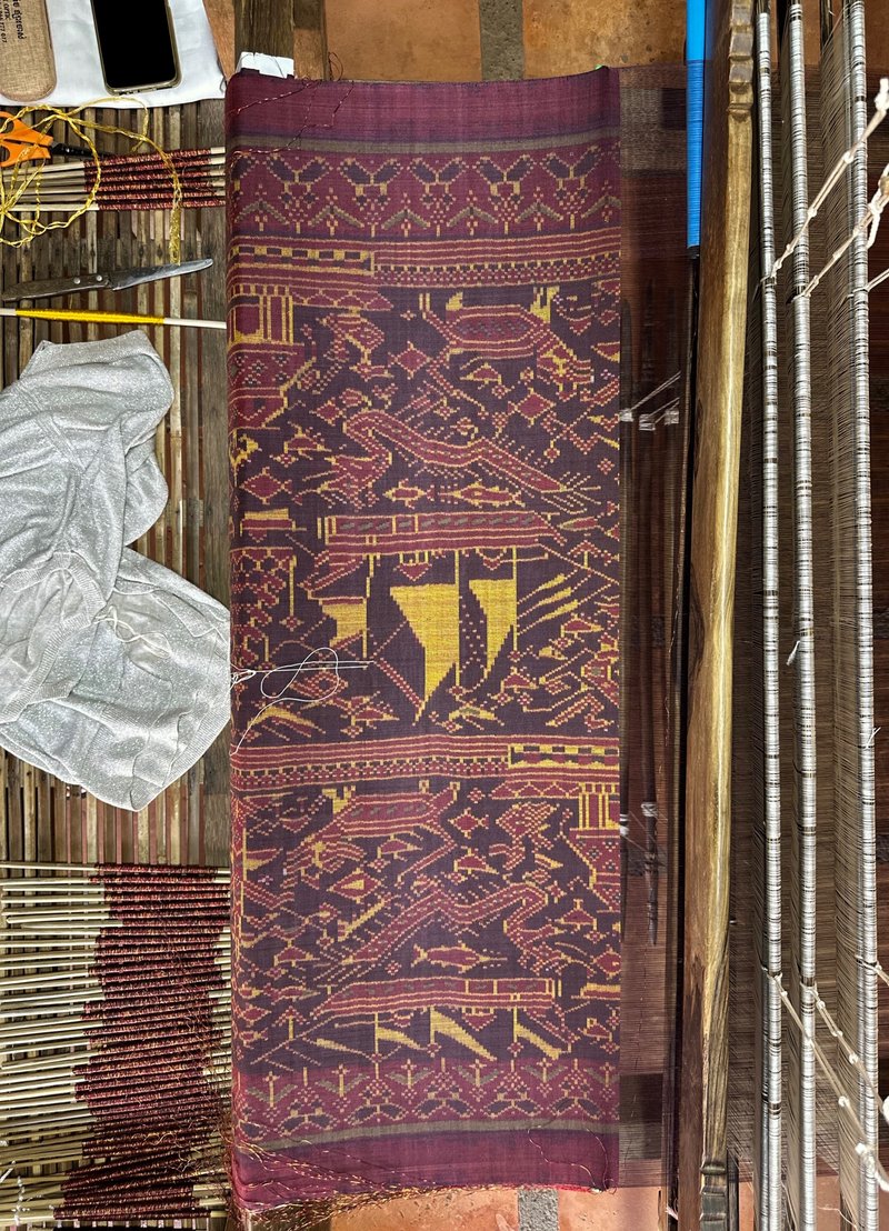 KIM SRENG 船のピダン(後編)｜IKTTクメール伝統織物