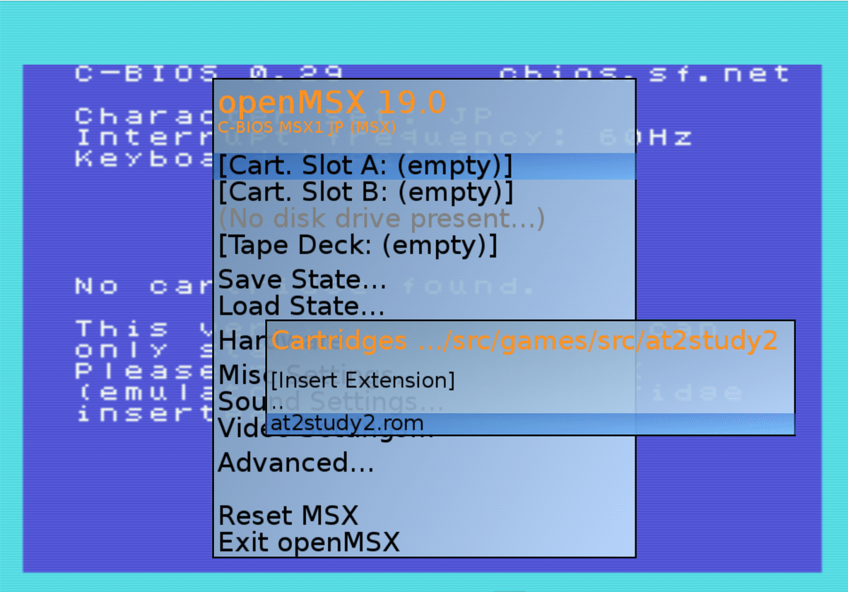 openMSXとopenMSX debuggerで開発を加速させよう｜MSXのZ80で何か作る