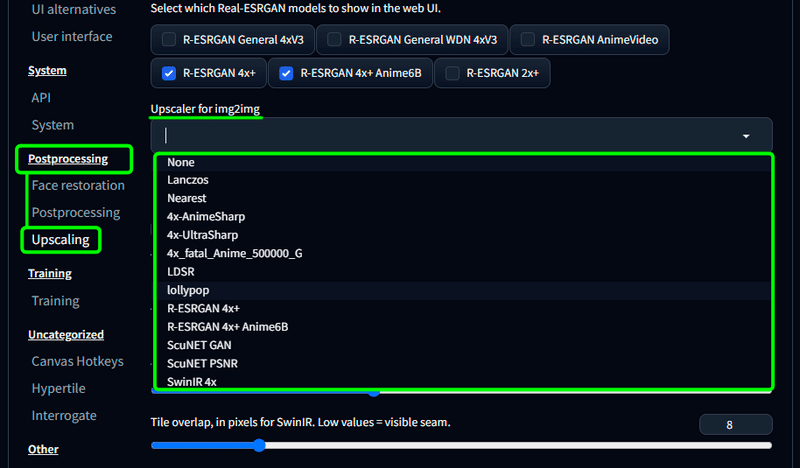 AUTOMATIC1111 Ver1.7.0の個人設定｜はかな鳥