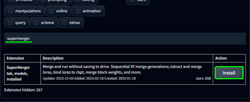AUTOMATIC1111 Ver1.7.0の個人設定｜はかな鳥