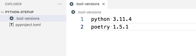 asdfとPoetryを使ったPython仮想環境の構築｜Non